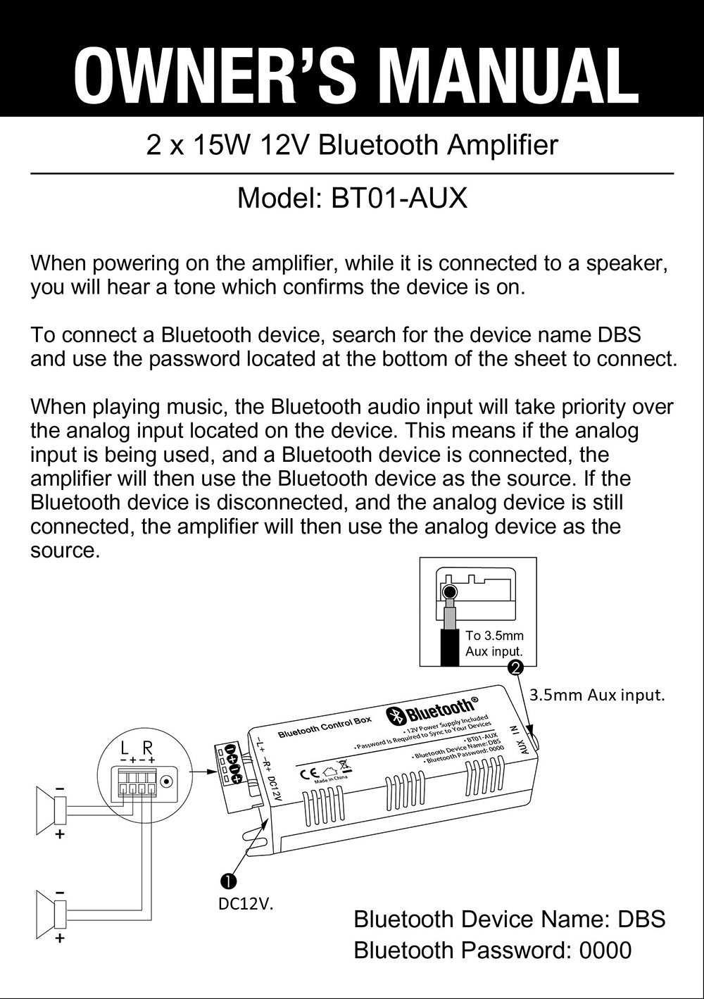 BT101/BT101-AUX